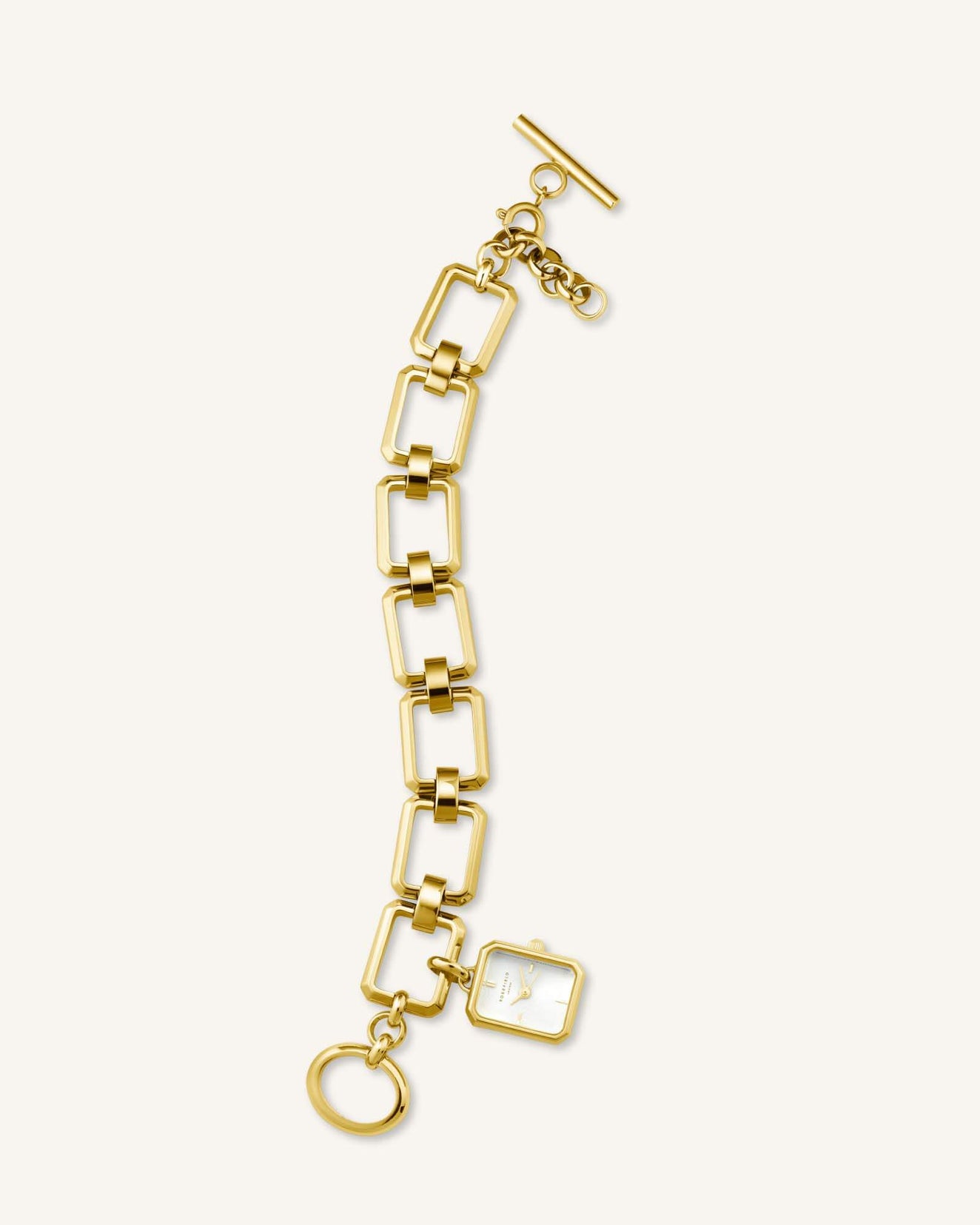 Octagon Chain Gold-Engraved | Rosefield Official