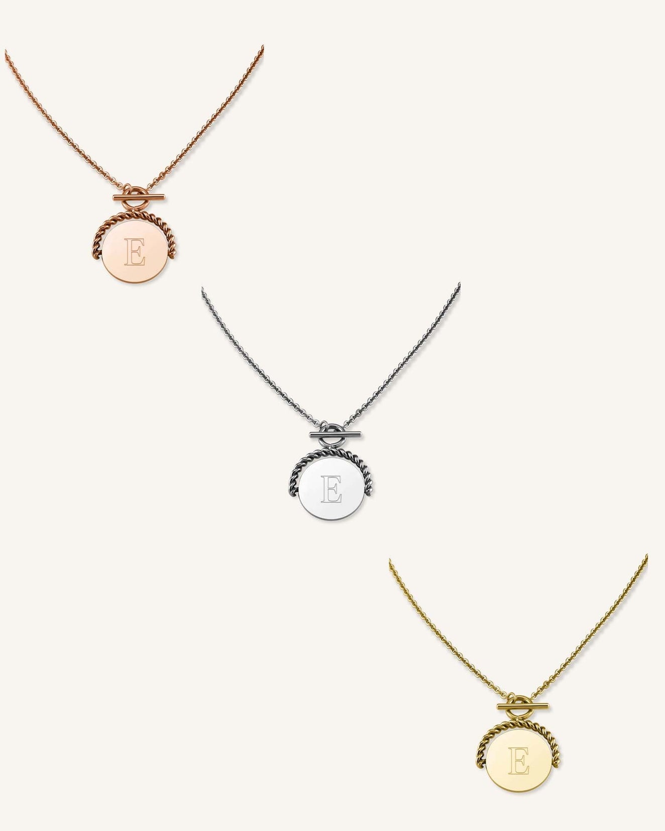 Twisting Coin Necklace | Rosefield Official